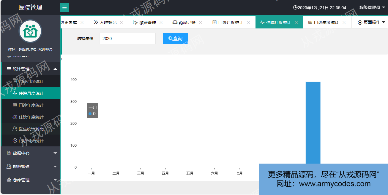 基于springboot的医院管理系统 计算机毕业设计 Java毕业设计从戎源码网从戎源码网